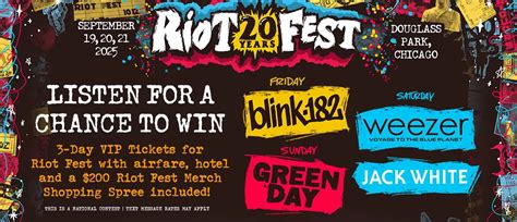 Win A Trip To Riot Fest In Chicago Kdrf Fm