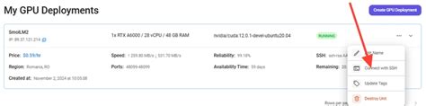 how to deploy smollm2 1 7b on a virtual machine in the cloud with