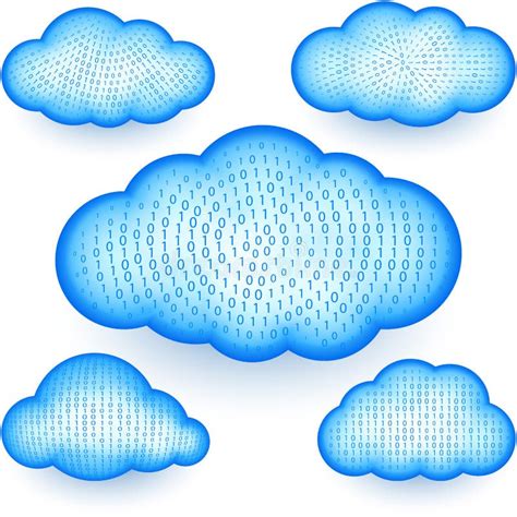 Cloud Computing Storage Virtual Digital Binary Information Grid Data