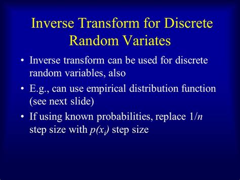 Generating Random Variates Ppt Download