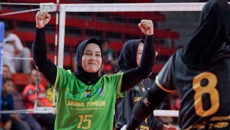 Tim Bola Voli Putri Jatim Kalahkan Kep Riau Di Turnamen Kapolri 2023