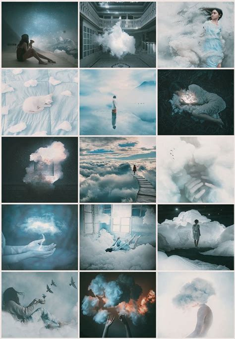Cloud Fairy Cloud Clouds Fairy Nymph Fantasy Magic Sky Blue Baby Blue Pastel White Teal G