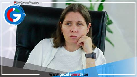 Ministra De La Producción Presenta Su Renuncia Al Cargo Gaceta Perú Tv