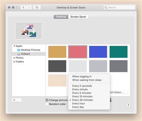 Macos Periodically Change Desktop Wallpapers Automatically On