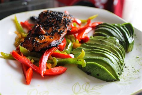 Salmón A La Miel Con Morrones Salteados Y Un Poco Sobre Mi Alimentación La Cocina De Camalva