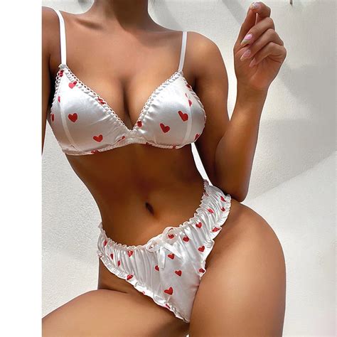 Women S Erotic Lingerie Suit Bowknot Sexy Wire Free Lingerie Underwear