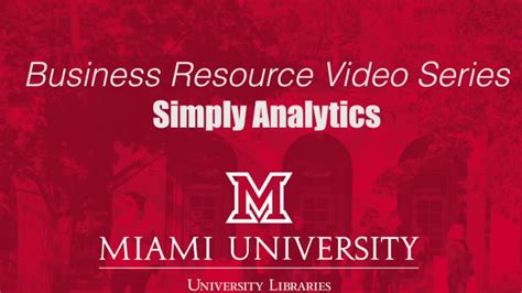 Business Video Series Simply Analytics Youtube