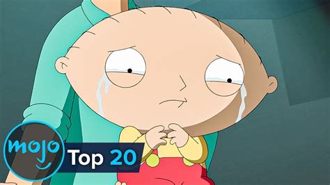 Top 20 Worst Things That Happened To Stewie Griffin Youtube