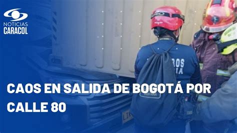 Tractomula Se Volcó Sobre Carro En Vía Siberia Cota Y Dejó Un Herido Impresionantes Imágenes