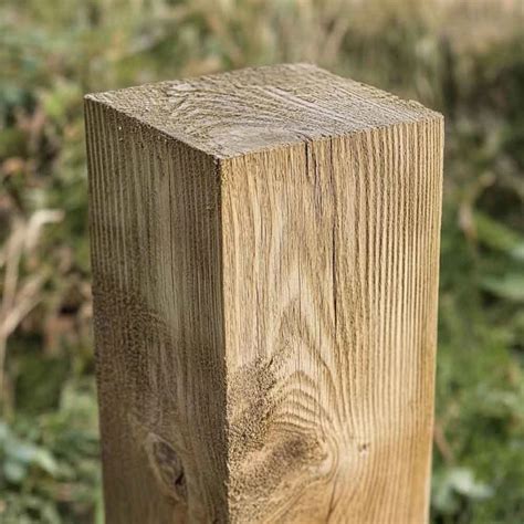 4ft Square Wooden Tanalised Fence Posts For Screening And Hurdles