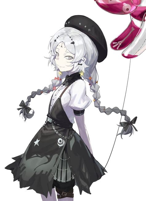 Boogieleo5 Balloon Party Reverse1999 Highres 1girl Arms Behind