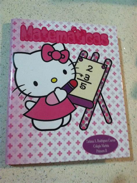 Matemáticas De Hello Kitty Cuaderno Universitario Hello Kitty 7mm