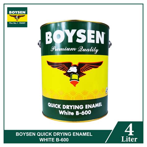 Boysen Quick Drying Enamel White 4l B 600 Lazada Ph