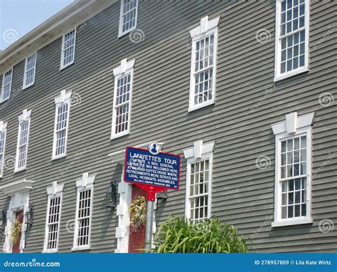 Ryders Tavern Lafayettes Tour 1824 Farewell Tour Charlton Ma Imagem De