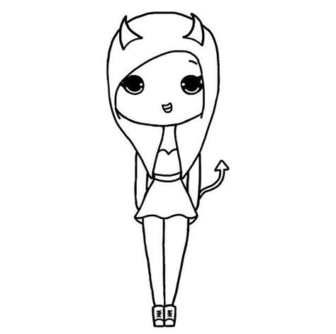 Drawing Desene De Colorat Cu Fete Cute 7 331 Shopping Girls Vector