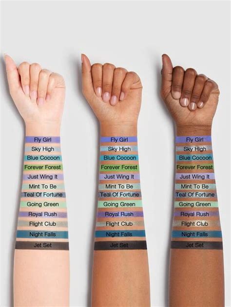 Sheglam Flutter Effect Palette 12 Clolor Glitter Matte Eyeshadow Palette Metallic Bold Color