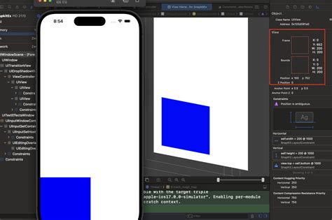 iOS Swift SnapKit height 높이 width 너비 적용