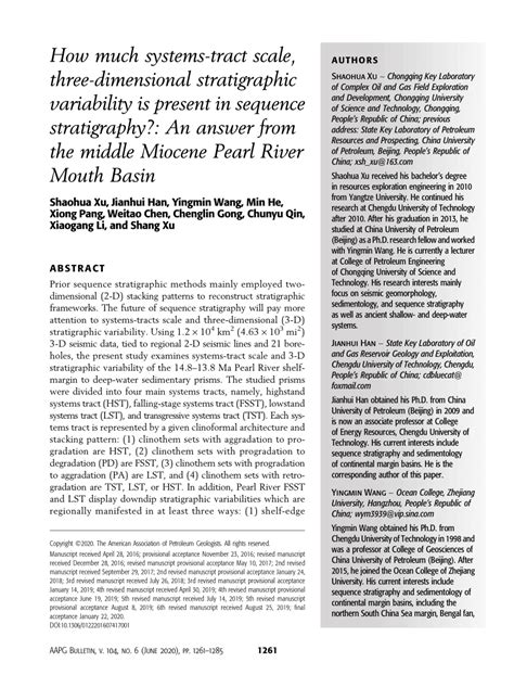 Pdf How Much Systems Tract Scale Three Dimensional Stratigraphic
