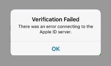 Error Connecting Apple ID Verification Failed How To Fix AppleToolBox