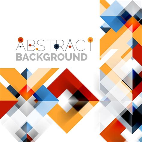 Premium Vector Modern Square Geometric Pattern Design On White Business Or Technology