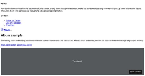 Sass Examples CodeSandbox