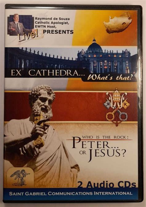 Ex Cathedra Whats That Who Is The Rock Peter Or Jesus 2 Audio