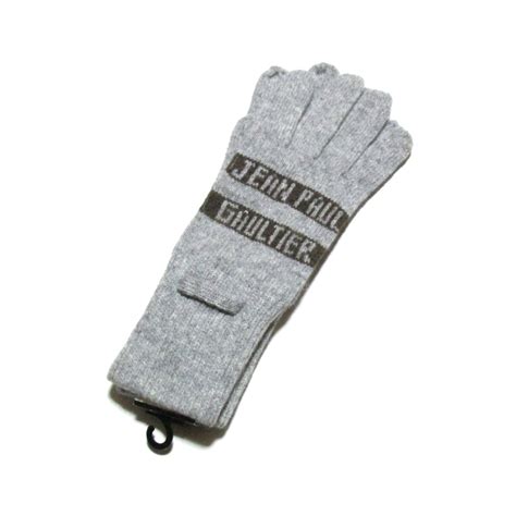 日本極東貿易 【新品】 廃盤 Vintage Jean Paul Gaultier ヴィンテージ ジャンポールゴルチエ ロゴニットグローブ