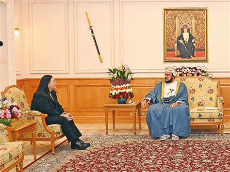Sayyid Asaad Bids Farewell To Us Ambassador