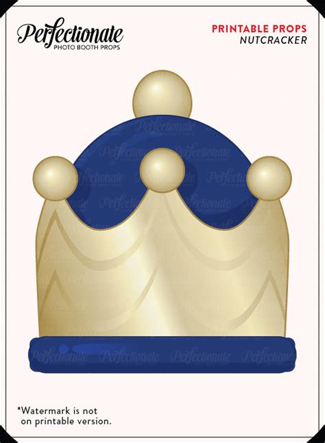 Nutcracker Hat Printable Props Christmas Printable Instant Download