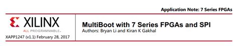 Xilinx 7 Series Fpga Multiboot技术的使用 沉默改良者 博客园