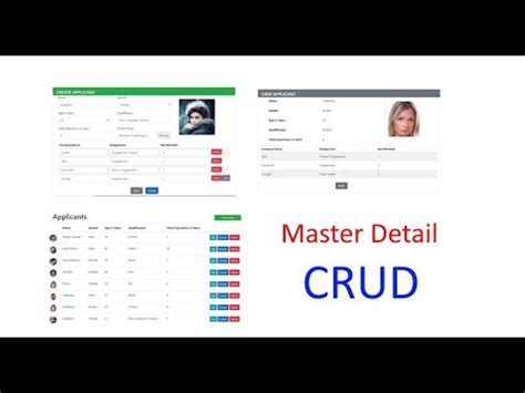 Master Detail Crud Using ASP NET 5 EF CORE CodeFirst YouTube