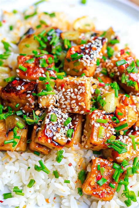 Sticky Sweet Chilli Tofu Lucy Lentils