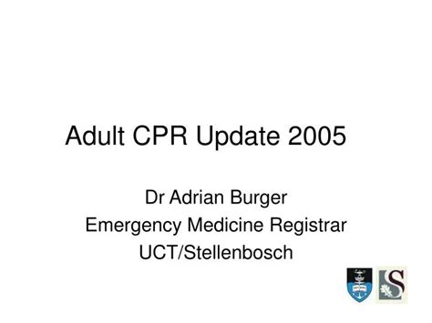 Ppt Adult Cpr Update 2005 Powerpoint Presentation Free Download Id 501925