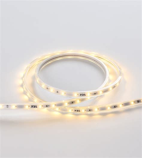 立韬 LED灯带220v 5730 120珠双斜排12mm宽暖光 融创集采商城