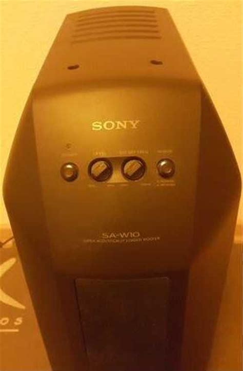 Сабвуфер активный sony SA-W10 + подставка Москва | Аудио и видео ...
