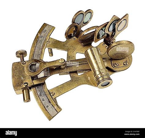 Nautical Chart With Sextant Cut Out Stock Images And Pictures Alamy
