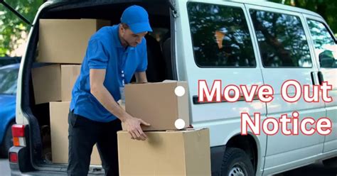 Navigating Tenancy Transitions Landlord Notice Requirements For Tenant Move Out