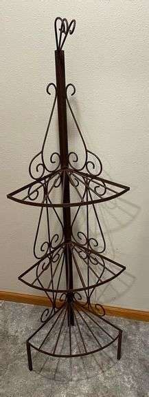 3 Shelf Decrorative Metal Rack Creamer Auction