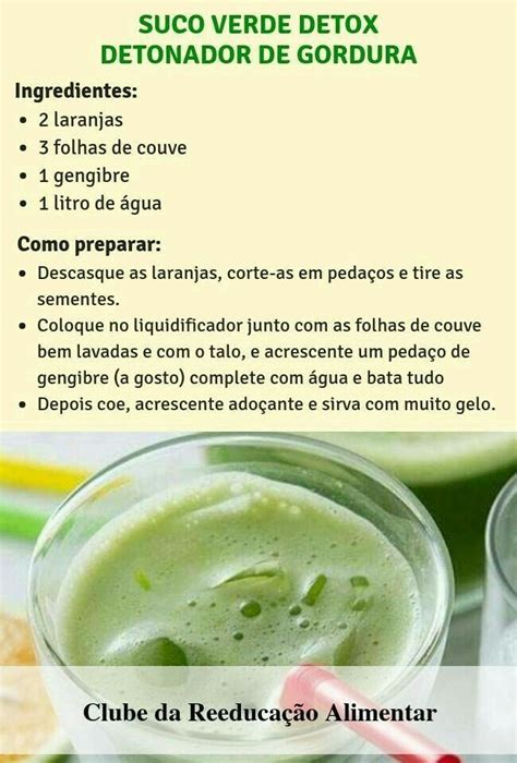 Suco Detox Para Emagrecer Artofit