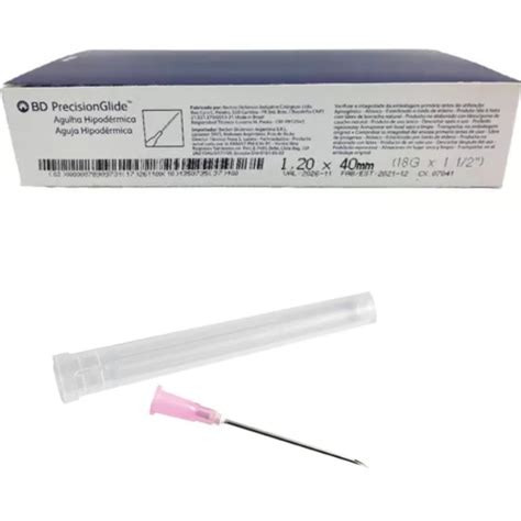Caja Aguja Hipodérmica 18 G X 1 12 100 Unidades Medcare