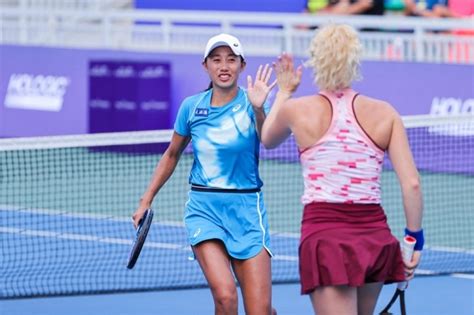 广州国际女子网球公开赛女双首轮，张帅西尼亚科娃横扫对手晋级