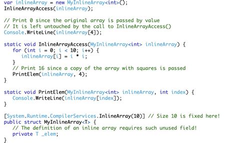 Gulzar Ahmad Bilal On Linkedin Csharp12 Inlinearrays Dotnet Csharpfeatures Codeoptimization