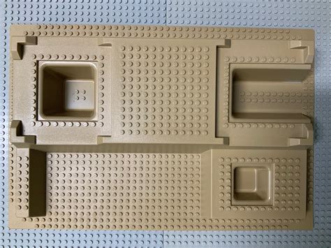 32x48 Raised Lego® Baseplate W Level Front 51542 Dark Tan Atlanta