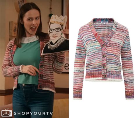 The Sex Lives Of College Girls Season 3 Kimberlys Multicolor Cardigan