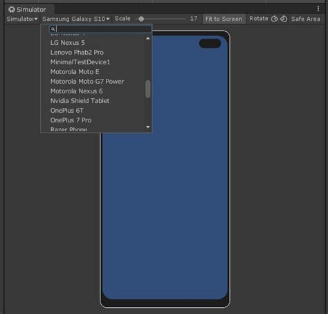 モバイル上での見た目を簡単に確認する方法 Devicesimulator 【unityメモ】 No システム No ライフ