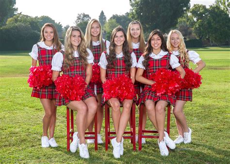 D Munson Photo Glendora High School Pep Club Team And Individual Shoot