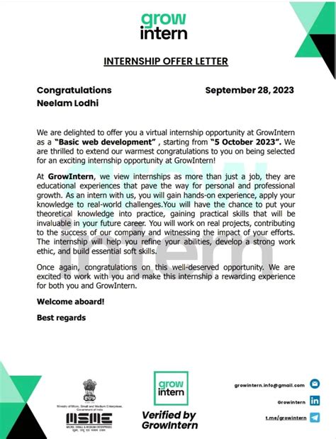 Growintern Internship Webdeveloperintern Neelam Lodhi