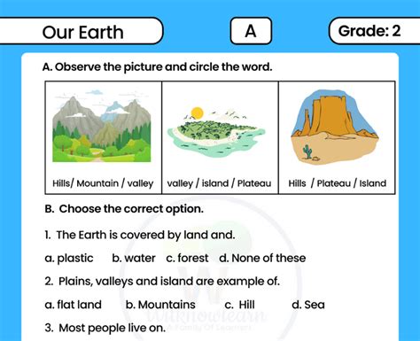 Our Earth Worksheet Including Answer