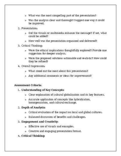 Hsb4u Cultural Globalization Case Study Analysis Assignment Tpt