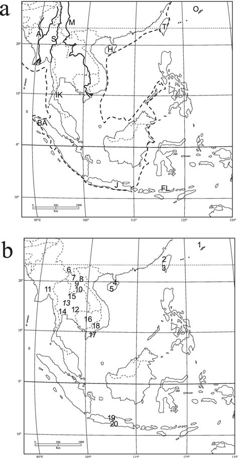 Maps Showing The Geographic Context And Collection Localities Of